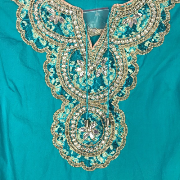 Boston Proper | Tops | Boston Proper Xs Gem Embellished Cotton Tunic ...